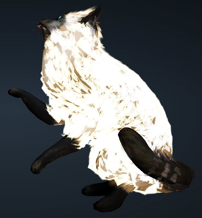 BDO Fashion | Black Mask Cat (Black Desert Online)