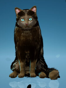 BDO Fashion | Black Mask Cat (Black Desert Online)