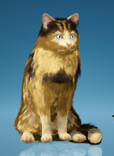 BDO Fashion | Black Mask Cat (Black Desert Online)