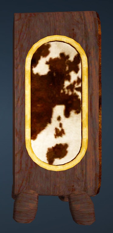 BDO Fashion | Leather Bedside Table (Black Desert Online)