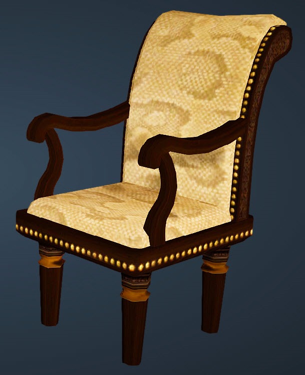 BDO Fashion | Python Chair (Black Desert Online)