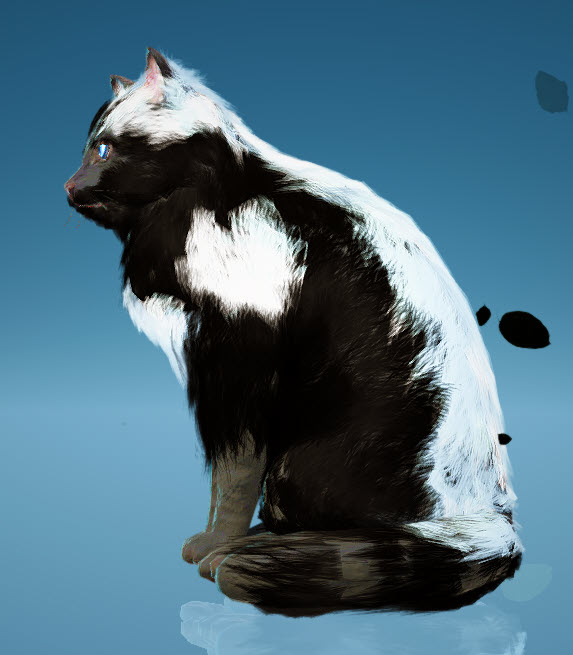 BDO Fashion | Striped Cat (Black Desert Online)