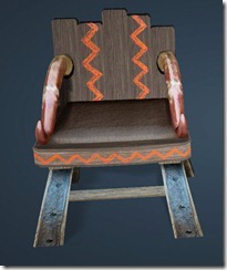 BDO Fashion | Khuruto-Style Chair (Black Desert Online)