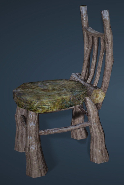 BDO Fashion | Thunderstruck Maple Chair (Black Desert Online)