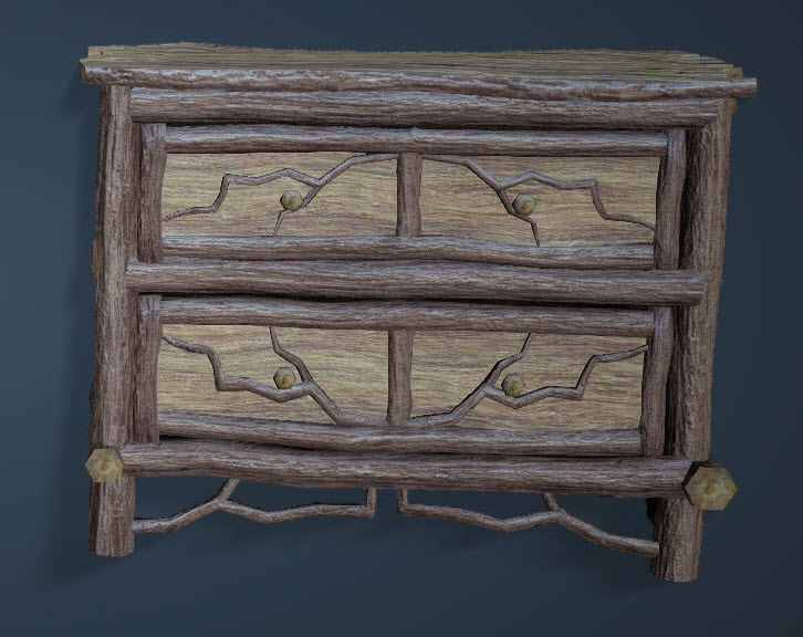 BDO Fashion | Thunderstruck Maple Drawers (Black Desert Online)