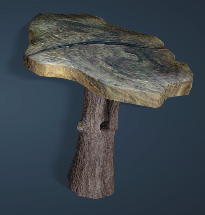 BDO Fashion | Thunderstruck Maple Table (Black Desert Online)