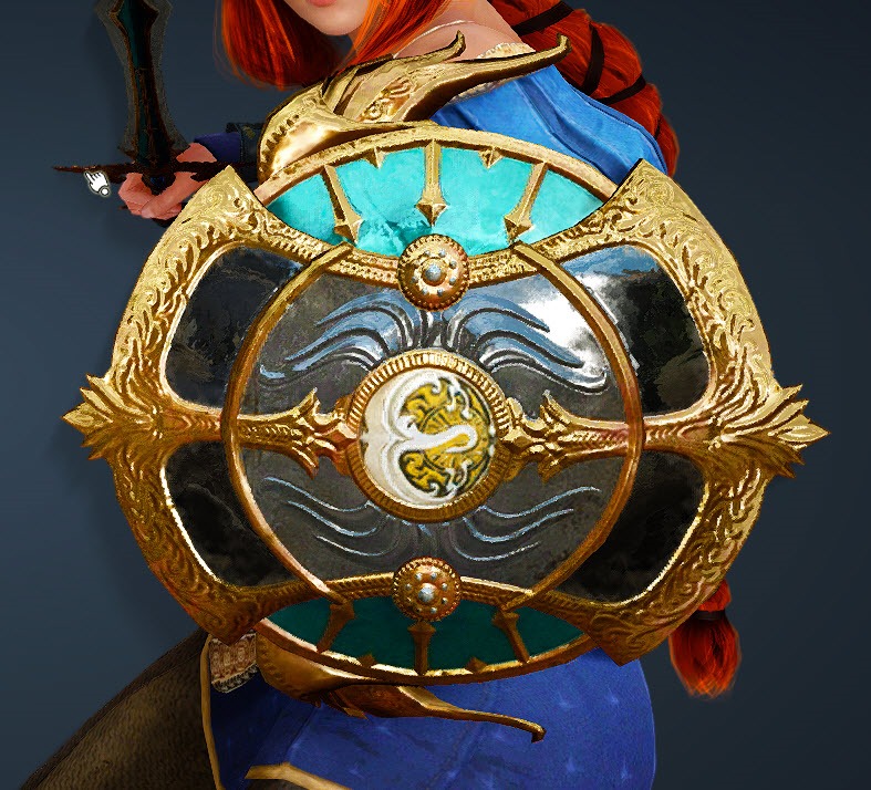 BDO Fashion | [Valkyrie] Tyrie Shield (Black Desert Online)