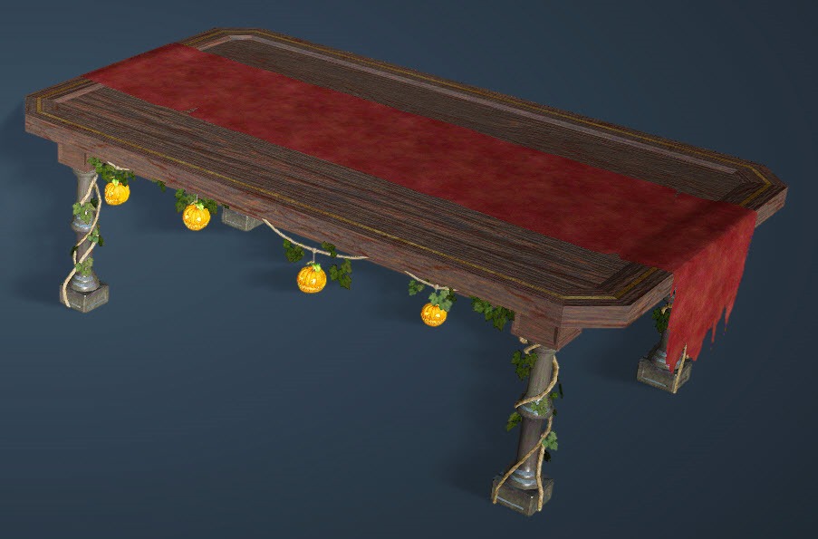 BDO Fashion | Halloween Dining Table (Black Desert Online)