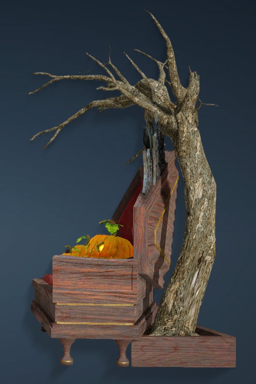 BDO Fashion | Halloween Sofa (Black Desert Online)