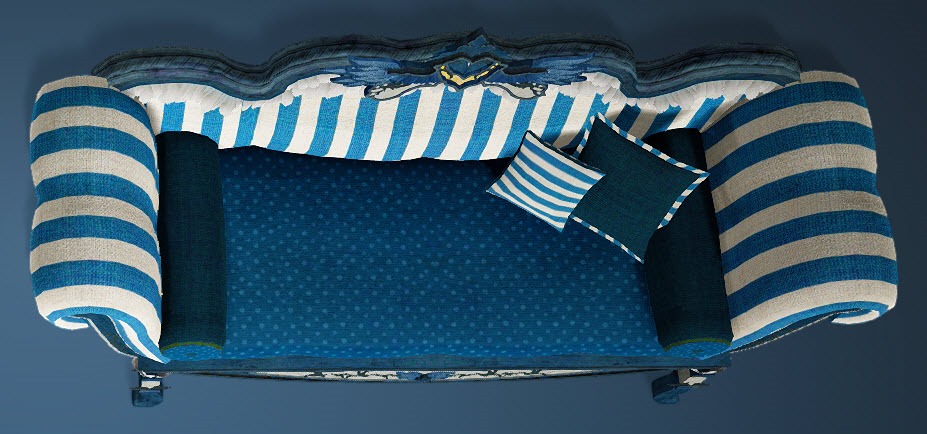 BDO Fashion | Melissande Sofa (Black Desert Online)