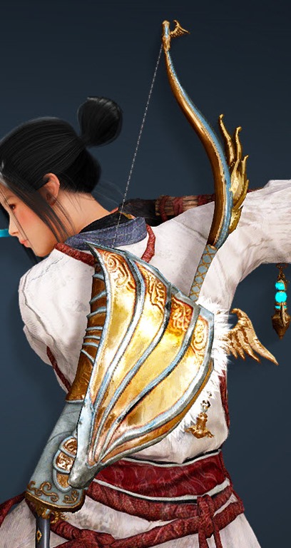 BDO Fashion | [Marhwa] Tyrie Horn Bow (Black Desert Online)
