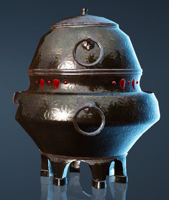 BDO Fashion | Mini Fire Pot (Black Desert Online)