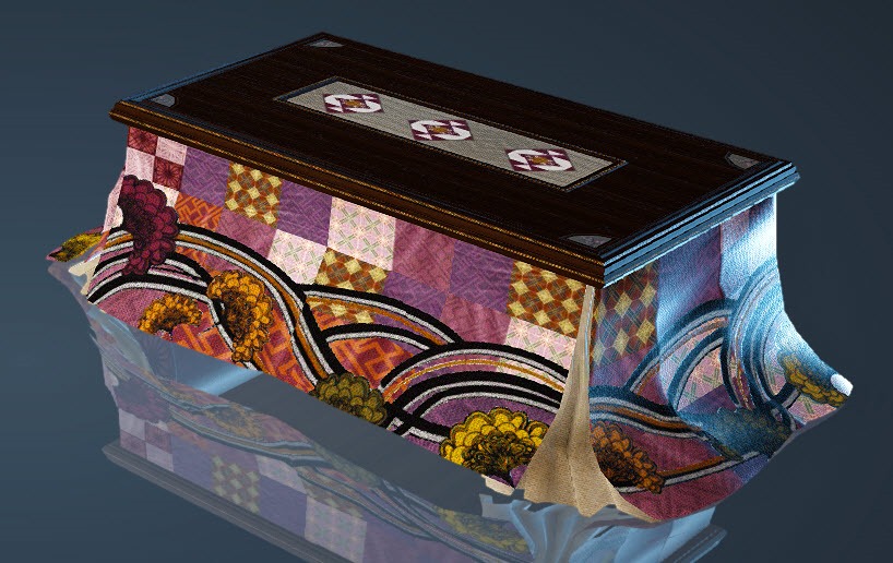 BDO Fashion | Red Kotatsu (Black Desert Online)