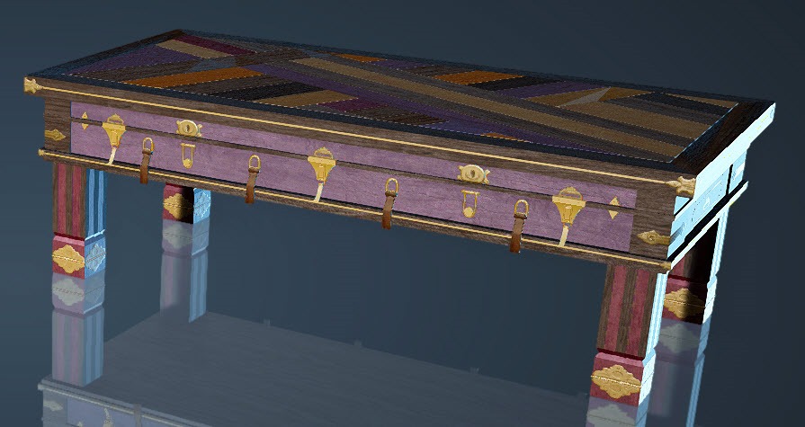 BDO Fashion | Shakatu Dining Table (Black Desert Online)