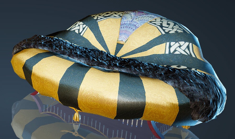 BDO Fashion | Shakatu Sofa (Black Desert Online)