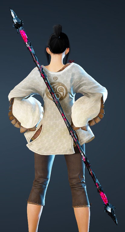 BDO Fashion | [Tamer] Night Cat Celestial Bo Staff (Black Desert Online)