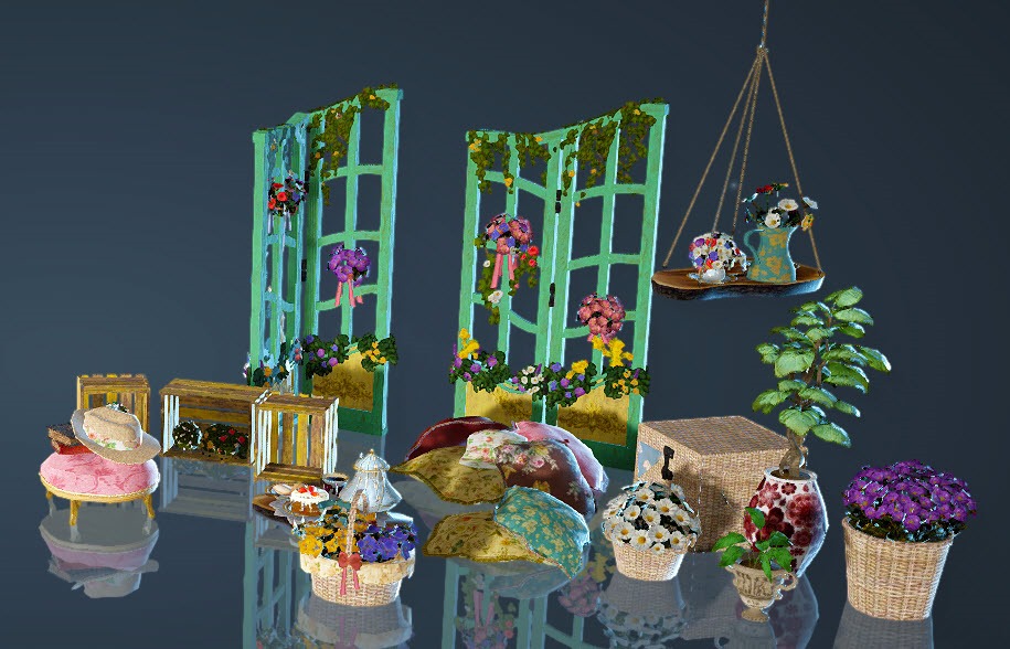 BDO Fashion | Spring Scent Prop Set (Black Desert Online)