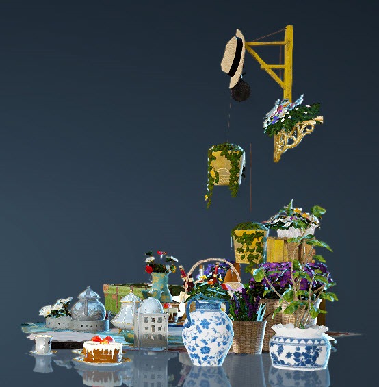 BDO Fashion | Spring Sun Prop Set (Black Desert Online)