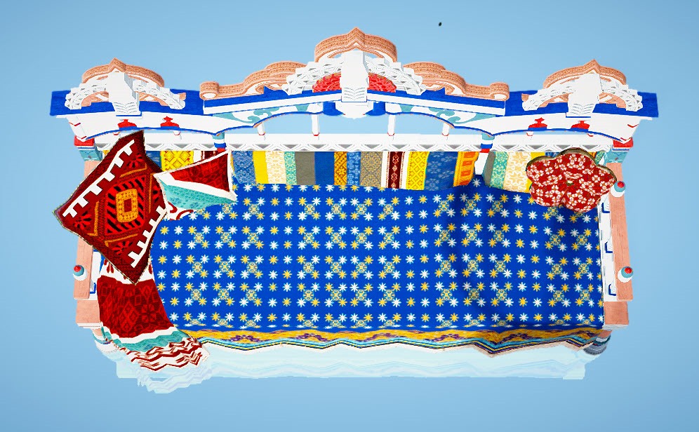 BDO Fashion | Masenka Sofa (Black Desert Online)