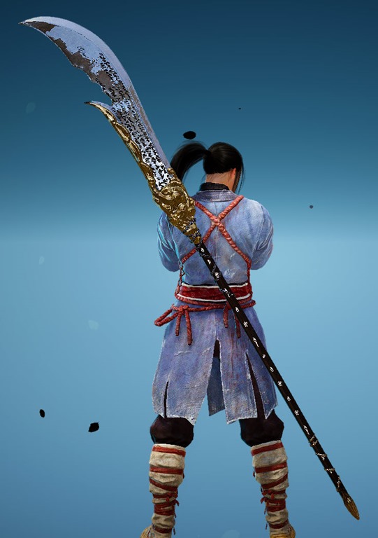 BDO Fashion | [Musa] Dark Martial Crescent Blade (Black Desert Online)