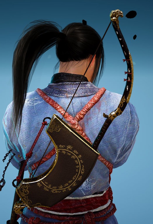 BDO Fashion | [Musa] Dark Martial Horn Bow (Black Desert Online)