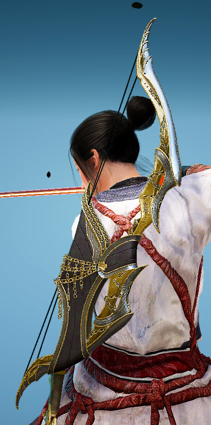 BDO Fashion | [Maehwa] Te'enah Horn Bow (Black Desert Online)