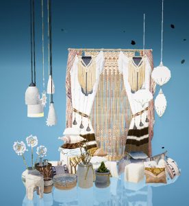 BDO Fashion | Winter Wood Furniture Set B (Black Desert Online)