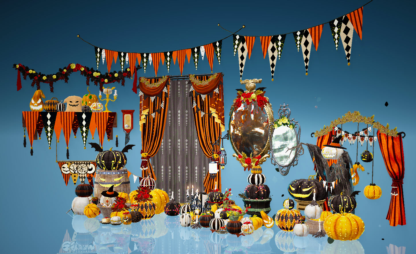 BDO Fashion | [Spooky Halloween] Club Prop Set (Black Desert Online)