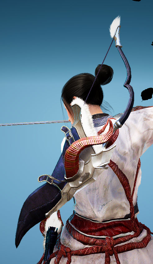 BDO Fashion | [Maehwa] Lucien Blanc Horn Bow (Black Desert Online)