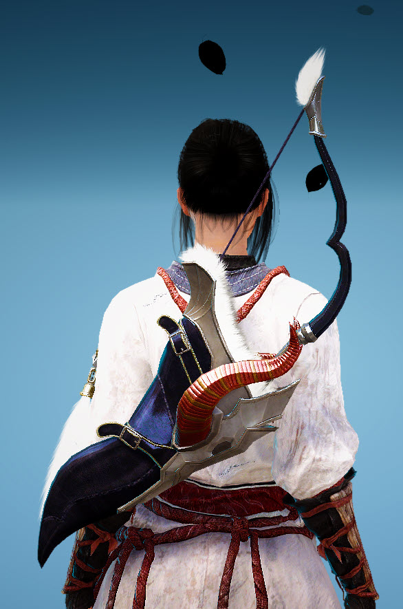 BDO Fashion | [Maehwa] Lucien Blanc Horn Bow (Black Desert Online)