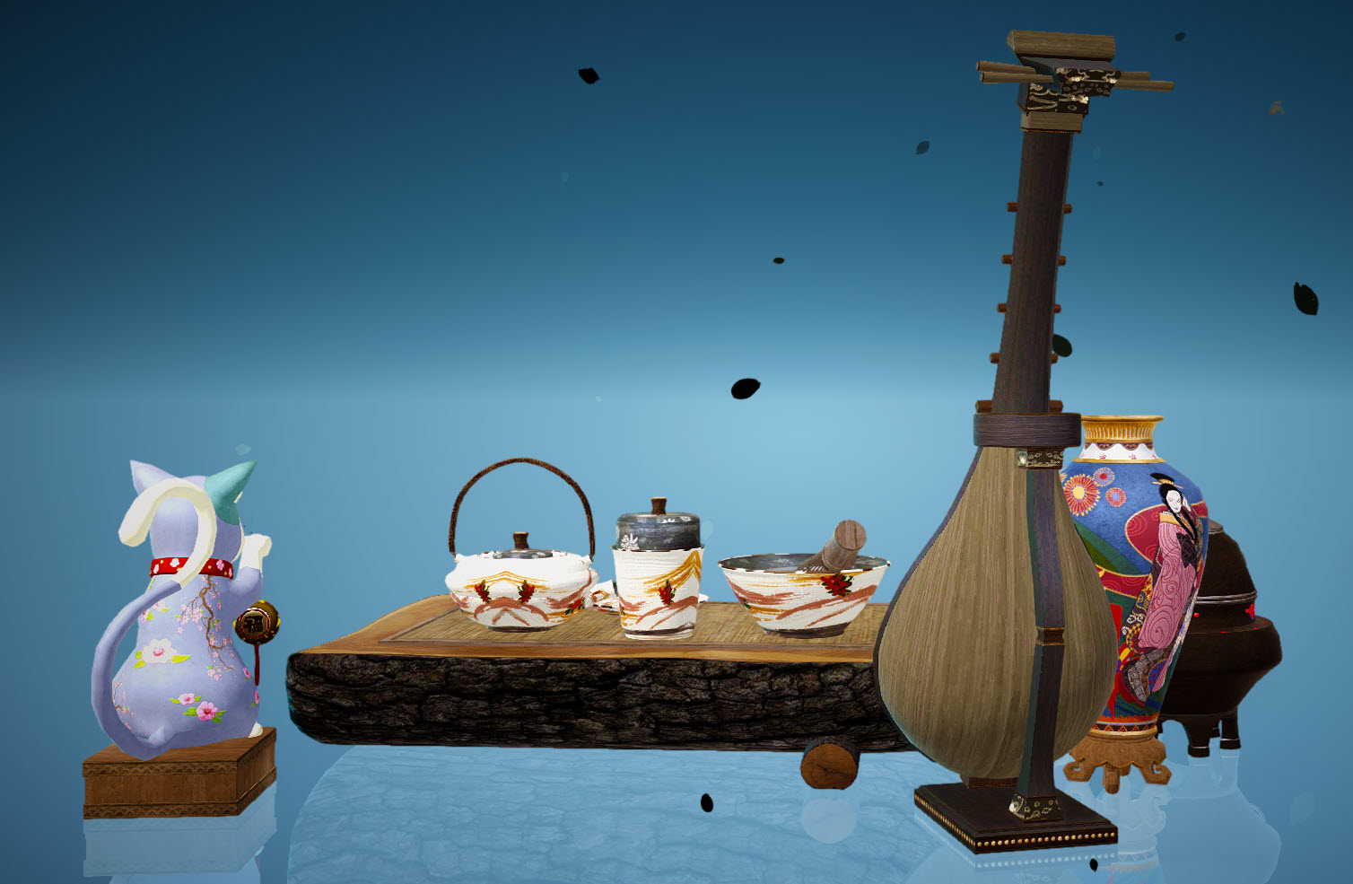 BDO Fashion | Cat Prop Set (Black Desert Online)