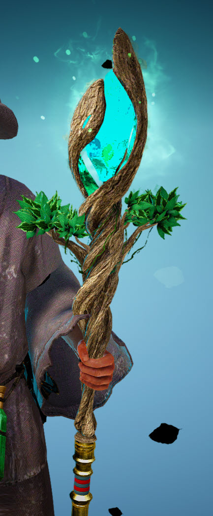 BDO Fashion | [Wizard] Sleepless Sun Staff (Black Desert Online)