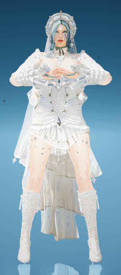 BDO Fashion | Snowflake Flurry III (Female) (Black Desert Online)