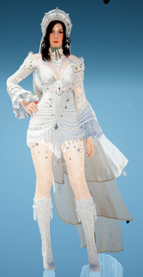 BDO Fashion | Snowflake Flurry I (Female) (Black Desert Online)