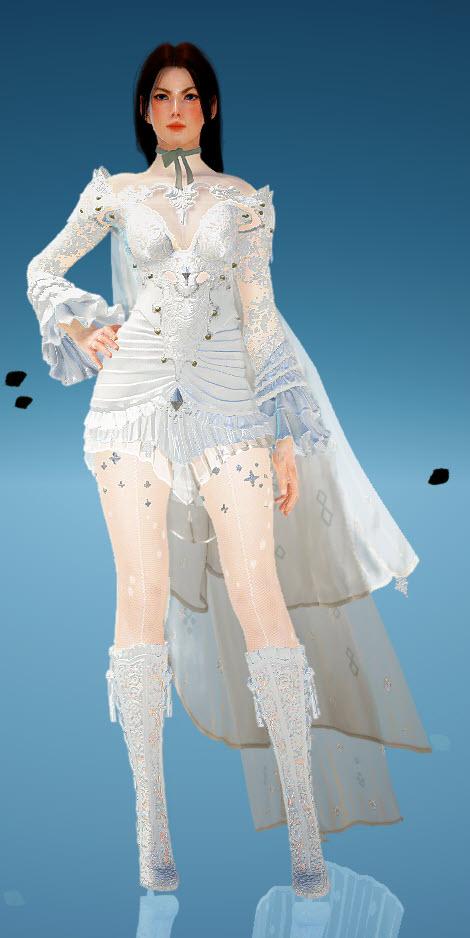 BDO Fashion | Snowflake Flurry I (Female) (Black Desert Online)