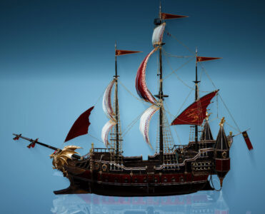 BDO Fashion | Oquilla Carrack Overlay: Valor (Black Desert Online)