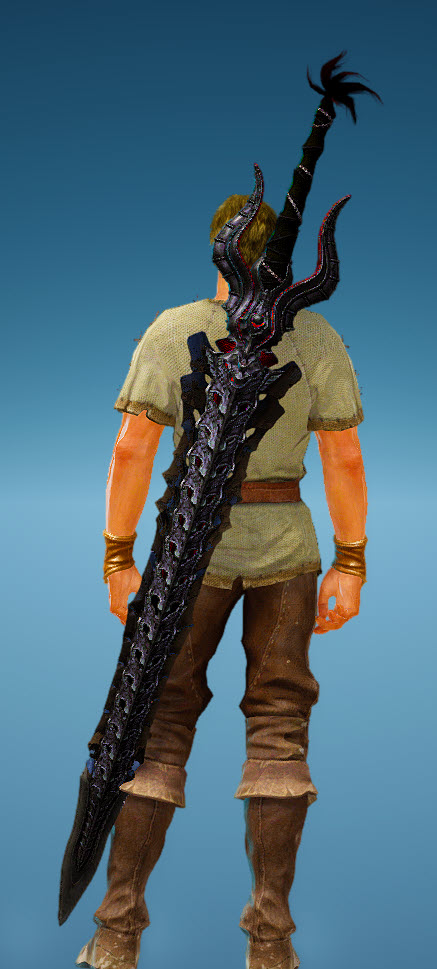 BDO Fashion | [Warrior] Ossa Cerberi Greatsword (Black Desert Online)