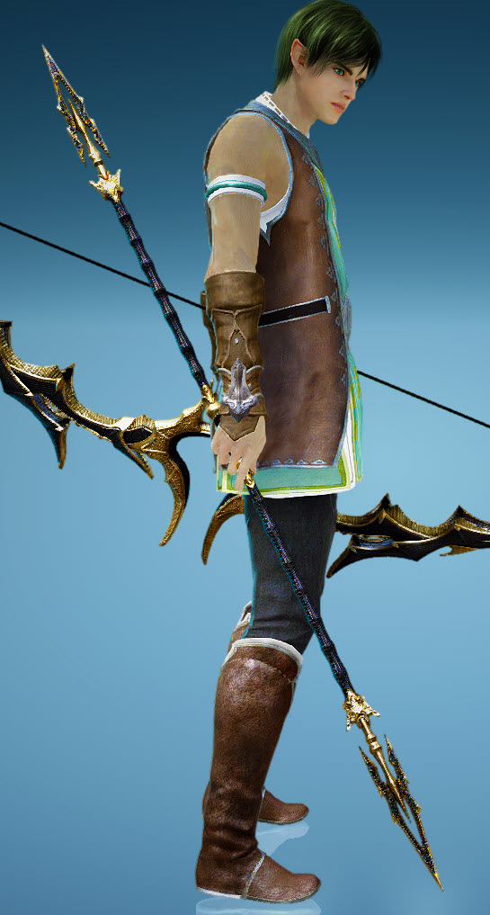 BDO Fashion | [Archer] Nightwarden Greatbow (Black Desert Online)