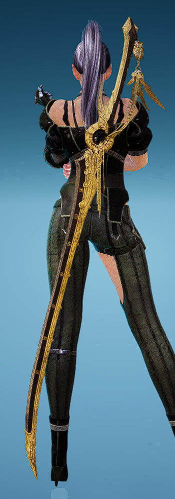 BDO Fashion | [Dark Knight] Secrua Kriegsmesser (Black Desert Online)