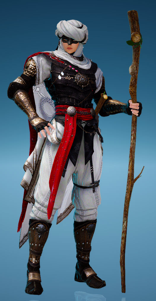 BDO Fashion | [Wizard] White Viper of Bahrahit (Black Desert Online)