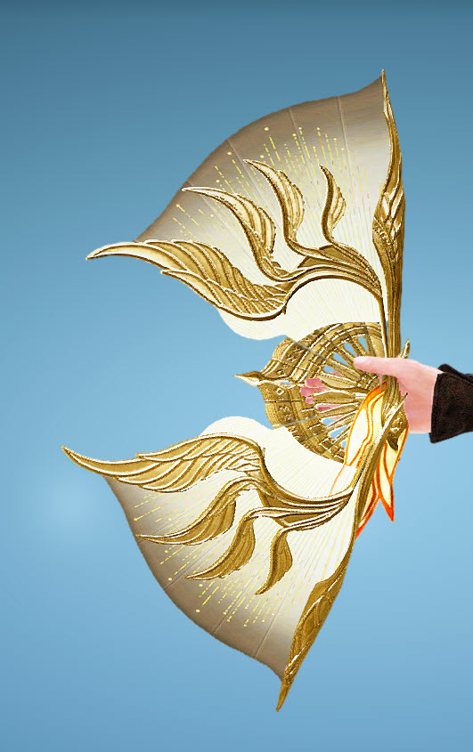 BDO Fashion | [Maegu] Kibelius Foxtail Fans (Black Desert Online)