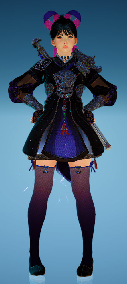 BDO Fashion | [Tamer] Violet Vulpes (Black Desert Online)
