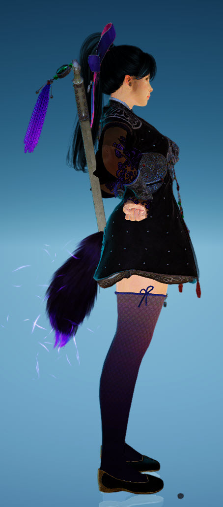 BDO Fashion | [Tamer] Violet Vulpes (Black Desert Online)