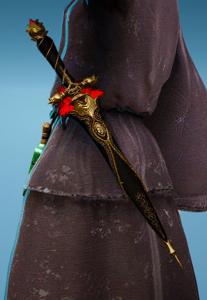 BDO Fashion | [Witch] Orzeca's Rose Dagger (Black Desert Online)